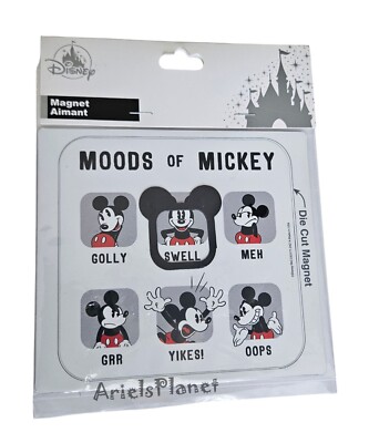 2025 Disney Parks Moods of Mickey Mouse Selector Car / Fridge Magnet | eBay