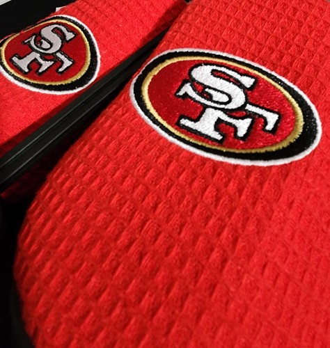 NFL SF 49ers foco House Slippers Slides Cozy Red Men's 9-10 Medium | eBay