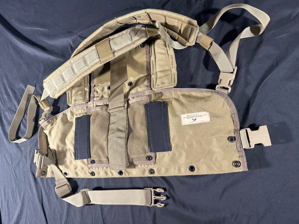 Eagle Industries Khaki Rhodesian Recon Vest RRV SFLCS w/ Adapter kit | eBay