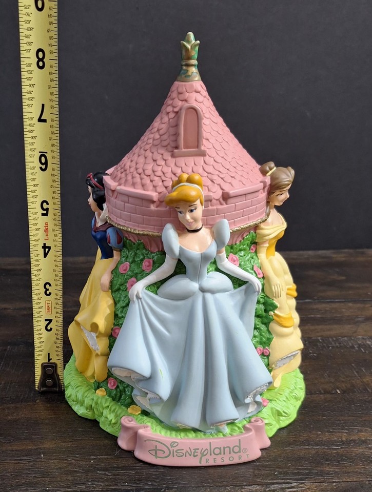 Vintage Disney Land Resort 4 Princess Castle Coin Bank Memorabilia | eBay