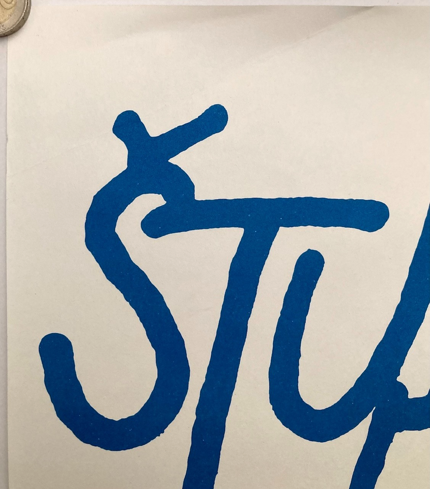 Original Vintage Poster STUDENT MOVEMENT - VELVET REVOLUTION ...