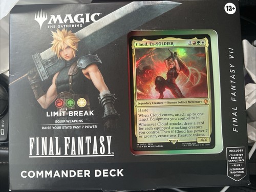 Magic The Gathering Final Fantasy VII Commander Deck CLOUD Limit Break ...