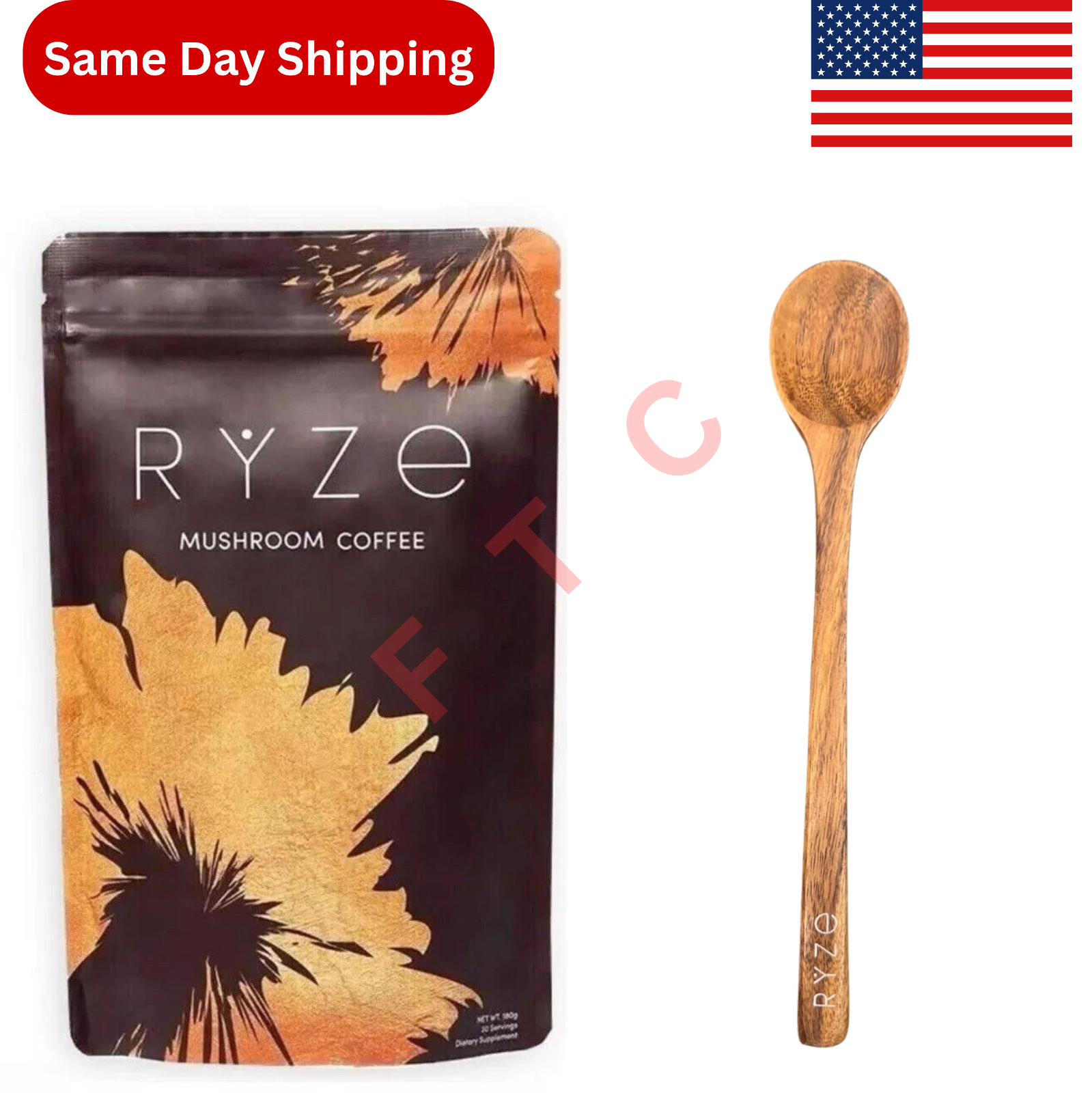 Ryze Energizing Mushroom Coffee with Free Ryze Tag Spoon | eBay