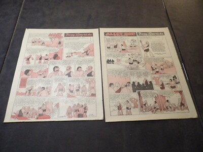 Alley Oop by VT Hamlin - Apr, 1937 - 2 Tab-Size 2-Color Sundays - Myra ...