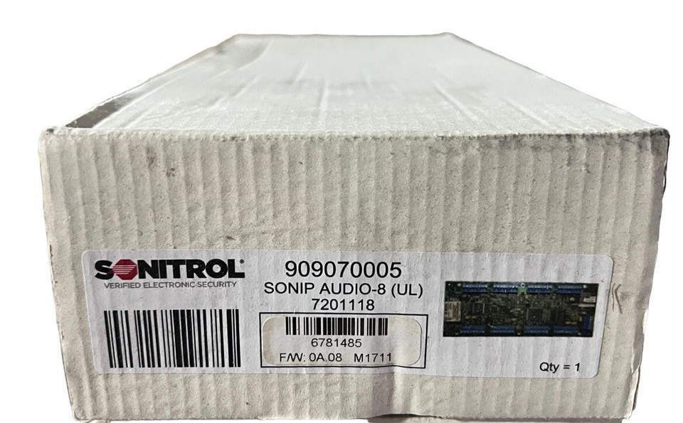 Sonitrol Security System Sonip Audio-8 Expansion Module Circuit Board ...