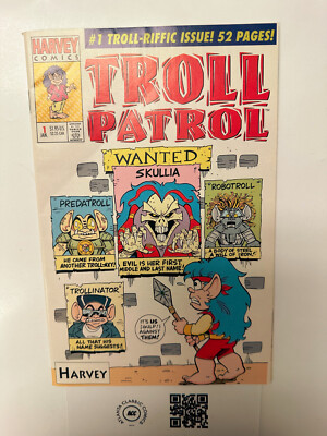 Troll Patrol #1 NM Harvey Comic Book Skullia Robotroll Predatroll 14 ...