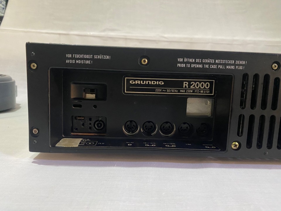 VINTAGE GRUNDIG R 2000 HIGH FIDELITY STEREO RECEIVER High End Great ...