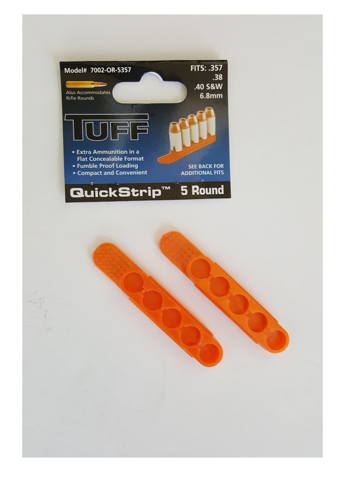 Tuff Products 38 357 40 Speed Quick Strip Revolver Loader - 5 rd - 2 ...