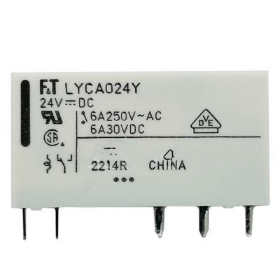1PC FUJITSU LYCA024Y 24VDC Power Relay 5Pins 6A 250VAC | eBay