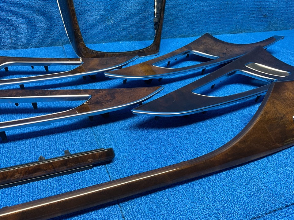 2016 AUDI A6 C7 DASH DOOR INTERIOR TRIM PANEL SET WOOD GRAIN OEM | eBay