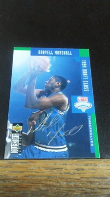 Donyell Marshall '94 Draft Class-1994/95 Collectors Choice Basketball ...