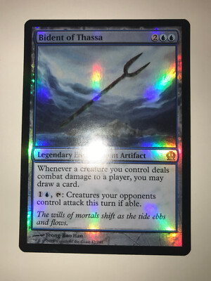 Bident of Thassa FOIL Theros NM Blue Rare MTG LP/NM | eBay