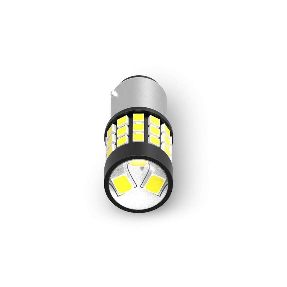 Alla Lighting Front Turn Signal Light 2357A White LED Bulbs for 2003~08 ...