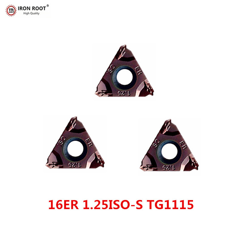 50P 16ER 1.25IS0-S TG1115 CNC Metal Cutting Tools Threaded Carbide ...