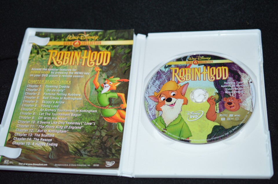 Robin Hood (DVD 1973, 2000 Gold Collection Edition) Walt Disney Classic ...