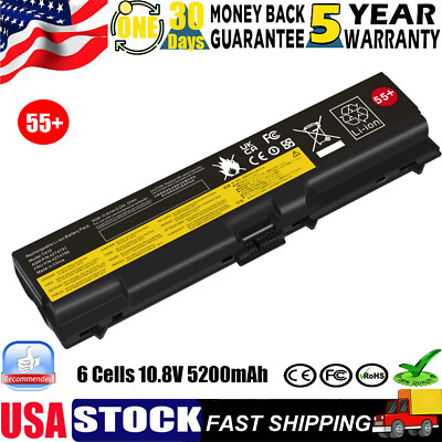 55+ T410 Battery for Lenovo Thinkpad T510 T420 T520 W520 SL410 2842 ...