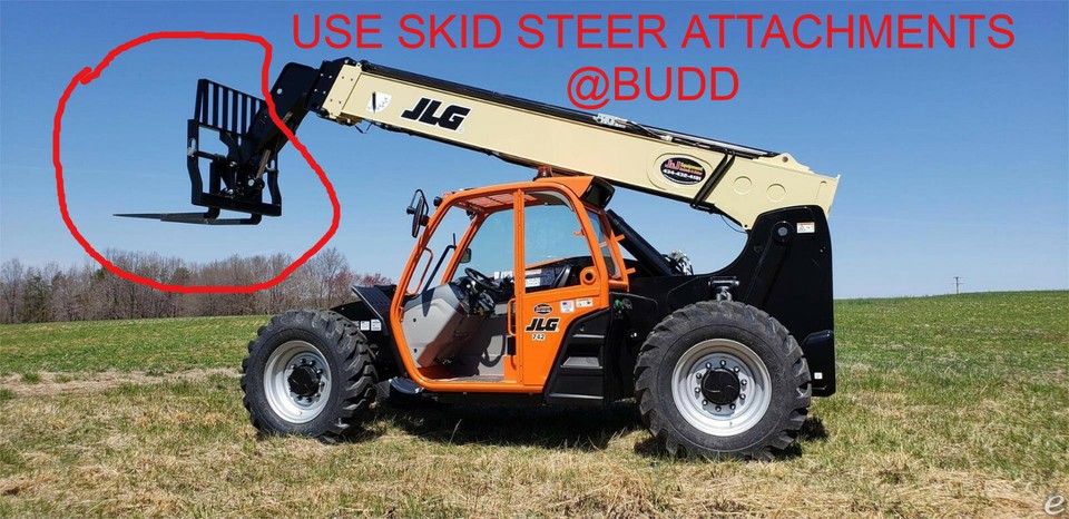 BUDD Skytrak JLG LULL telehandler to Skid Steer Quick Attach G6-42A ...