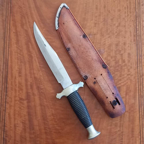 Vintage German Widder Bowie Knife "ORIGINAL BOWIE KNIFE" 26.5 cm long ...