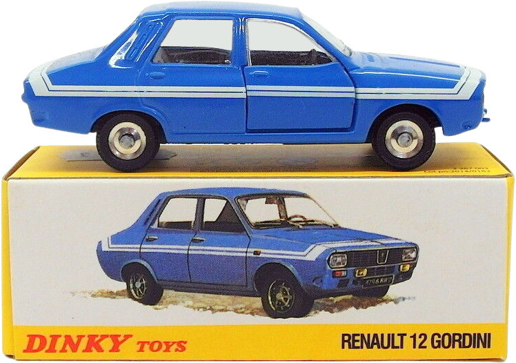 Dinky Toys Renault 12 Gordini Echelle 1:43 Voiture Miniature - Bleue ...