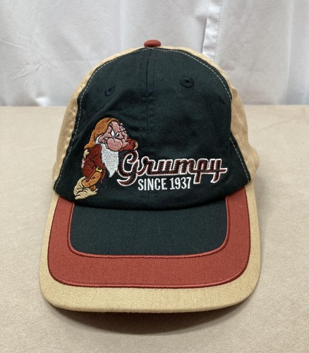 Disney Parks Grumpy Since 1937 Hat Strap Back Embroidered Dwarf Snow ...