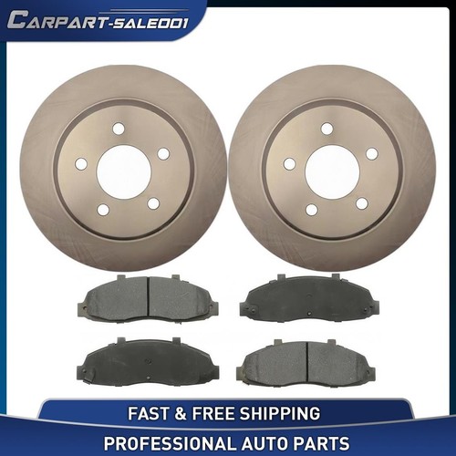 12.13" Front Disc Rotors Ceramic Brake Pads Kit for 1999-2003 Ford F ...