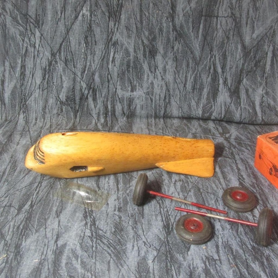 1946 Monogram "Hotshot" Model Jet Race Car, Partial Complete, Box | eBay