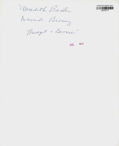 1973 Press Photo Meredith Baxter and David Birney star in "Bridget and ...