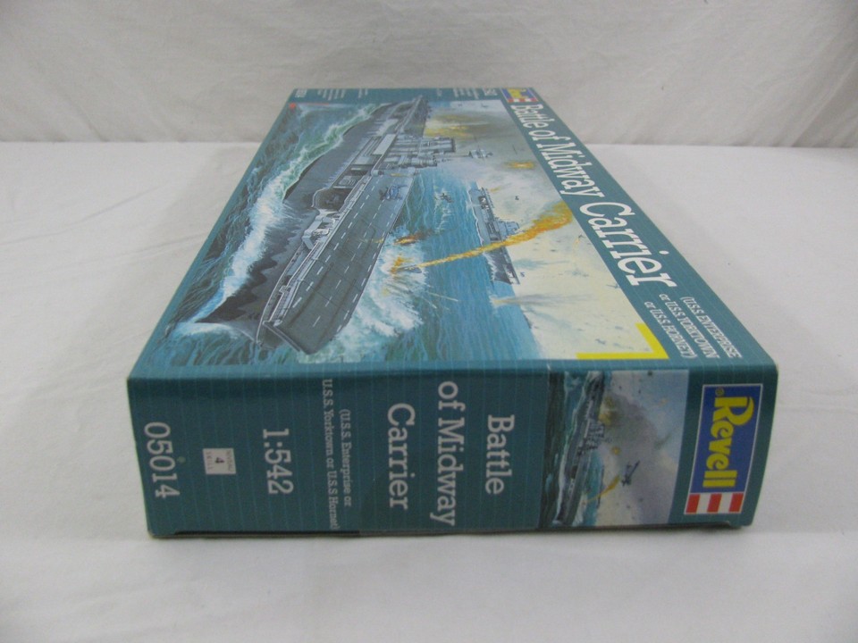 Revell 1/542 Battle of Midway Yorktown Class Aircraft Carrier Model ...