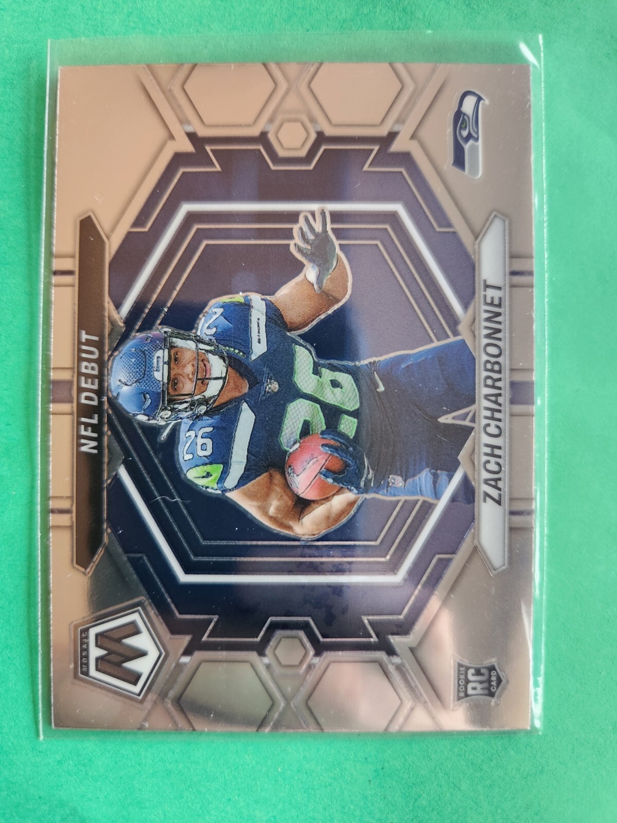 2023 Panini Silver Mosaic Zach Charbonnet NFL Debut Rookie RC #ND-11 ...