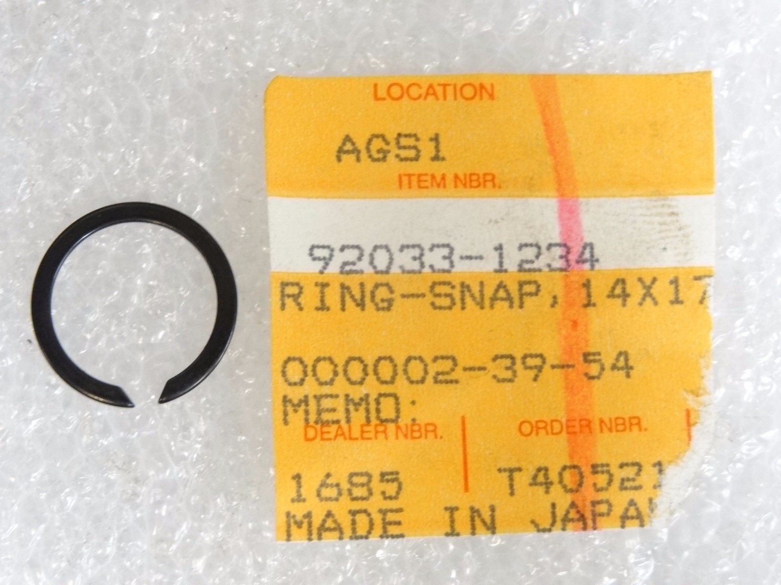 Kawasaki NOS NEW 92033-1234 Snap Ring KLF KLF250 KLF220 Bayou | eBay