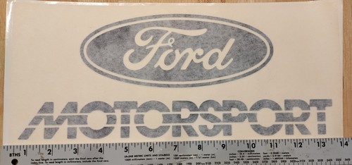 Decal Quarter Window Motorsport 1980's Saleen Mustang 14" Vintage Ford ...