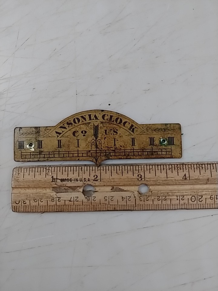 ANSONIA CLOCK BEAT SCALE PLATE | eBay
