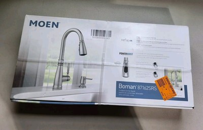 Moen 87162SRS Boman Pull Down Kitchen Faucet - Stainless 26508329375| eBay