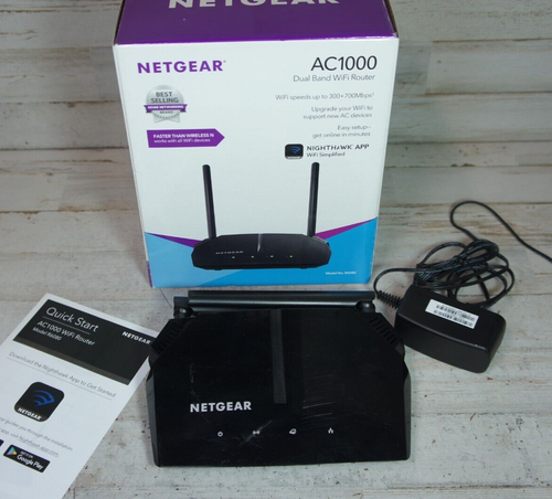 Netgear AC1000 WiFi Router R6080-100NAS 4 LAN 1 WAN 691043296590 | eBay
