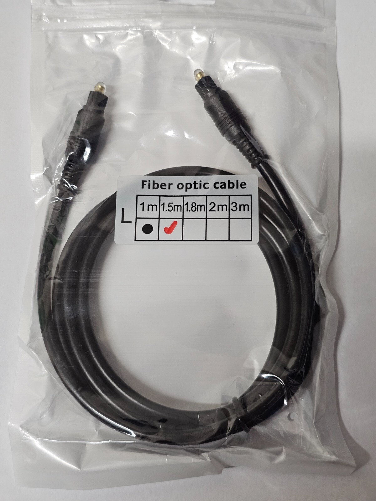 BLACK SPDIF TOSLINK Digital Audio 1.5m Fibre Optic Soundbar TV Cable | eBay