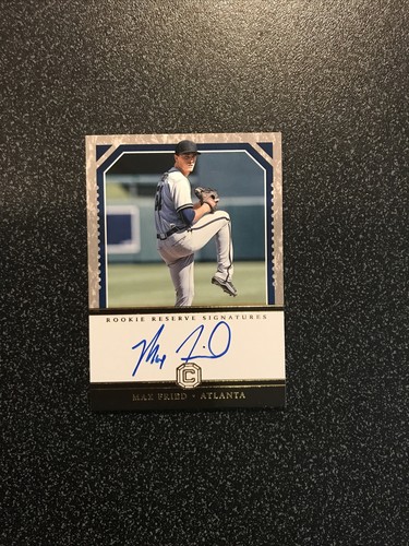 MAX FRIED 2018 Panini Cornerstones ROOKIE RESERVE SIGNATURES RC AUTO SN ...
