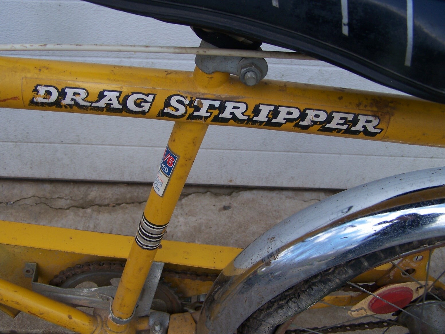 RARE Iverson Muscle Bike Drag Stripper vintage YELLOW unrestored ...
