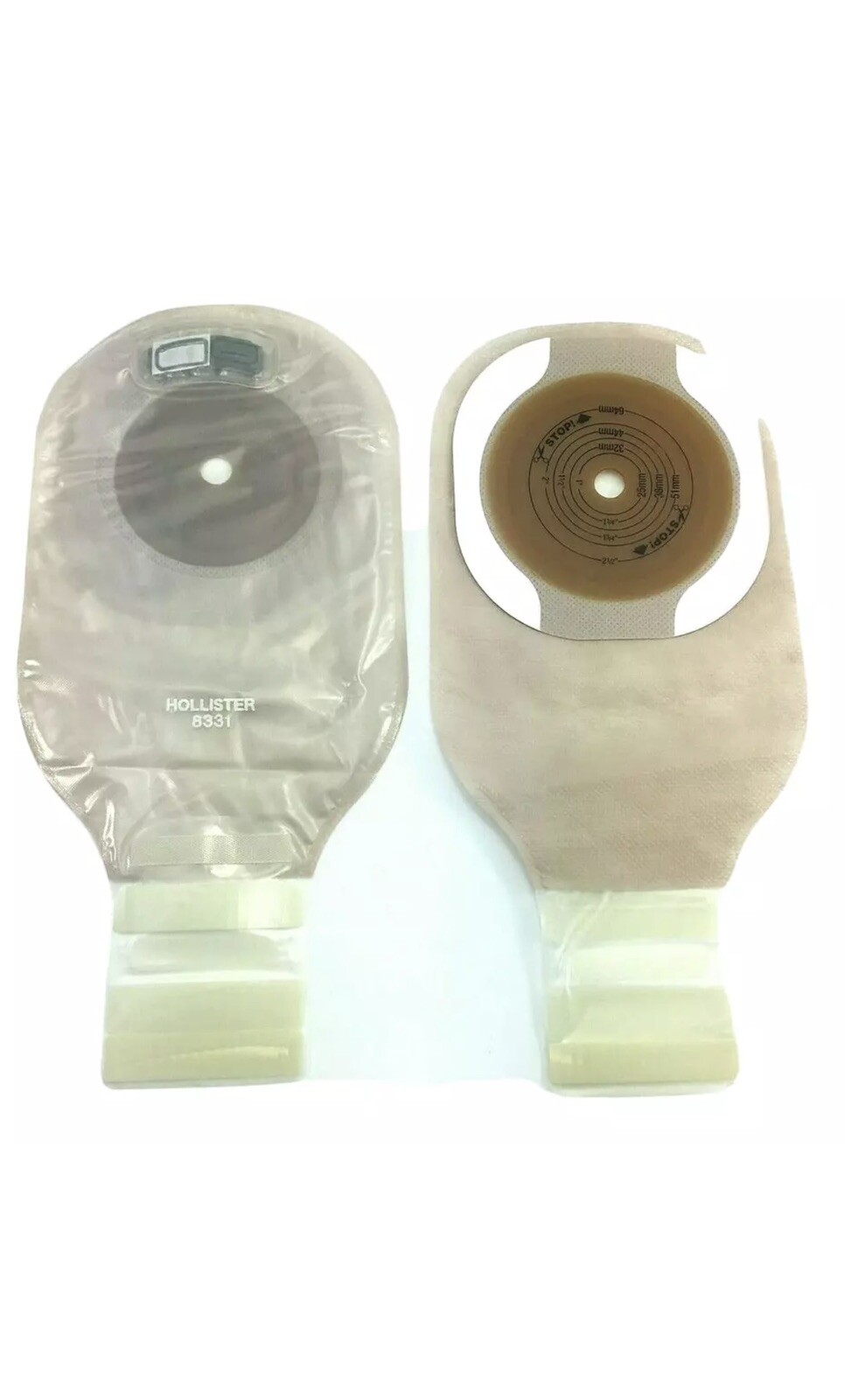 Hollister 8331 1-Piece Drainable Ostomy Pouch Exp. 2028 10 Ct. per box ...