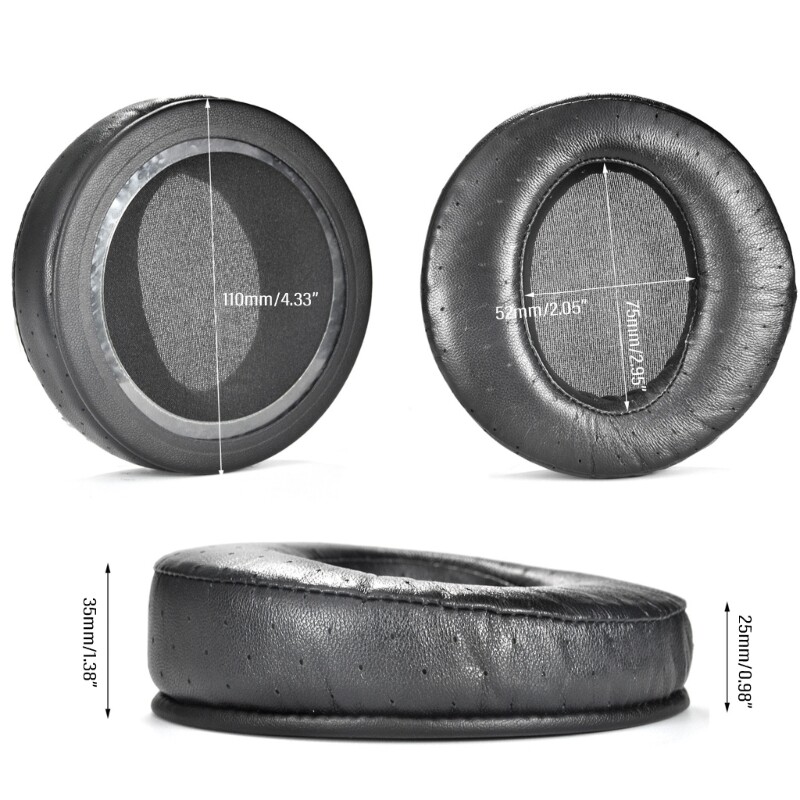 Comfortable Ear Pads Ear Cups for 4.33in Diameter Headsets Earcups ...