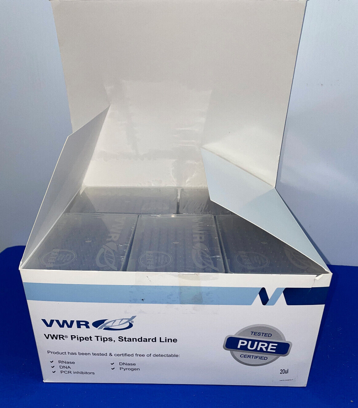 VWR 10017-064 PIPET TIPS STANDARD LINE 20ul - 1 PACK OF 10 RACKS OF 96 TIPS | eBay