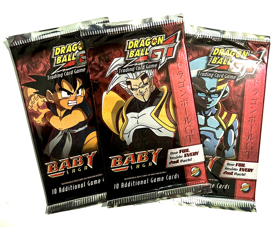 DRAGON BALL GT BABY SAGA BOOSTER PACK DBGT TCG FACTORY SEALED 2004 ...