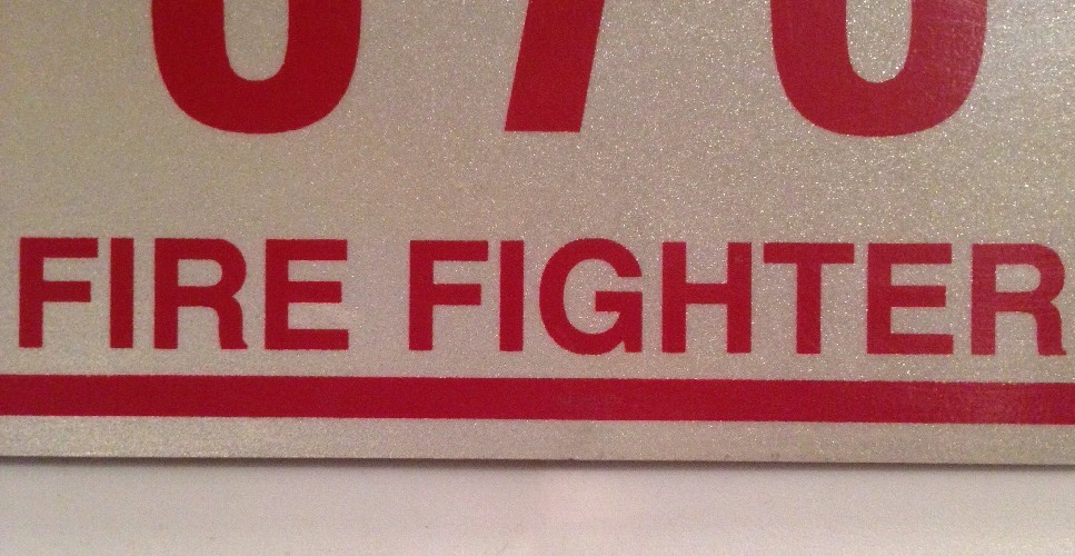 FIRE DEPARTMENT FD FIREFIGHTER fireman license plate IAFF EMS Fire ...