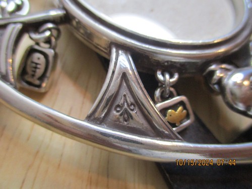 EXCELLENT Brighton Heart Shaped Picture Frame Hanging Cat Charms-R6 ...