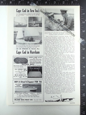 1965 AD for Cape Cod Shipbuilding Bulls Eye Goldeneye Atlantic sail ...
