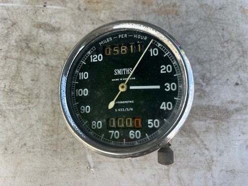 Smiths Chronometric kph Speedometer Speedo barn find bsa Vincent Ariel ...