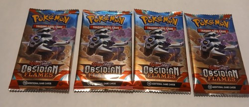 Pokemon TCG Obsidian Flames Booster 4 Packs Factory Sealed | eBay