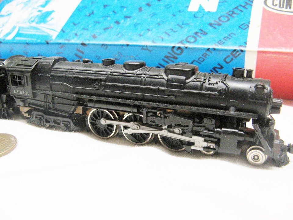 CON-COR N Scale Santa Fe 3472 Steam Engine Locomotive | eBay