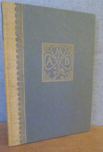 A.M.B. Albert M. Bender Remembrance 1941 - GRABHORN PRESS 248 w/ color ...