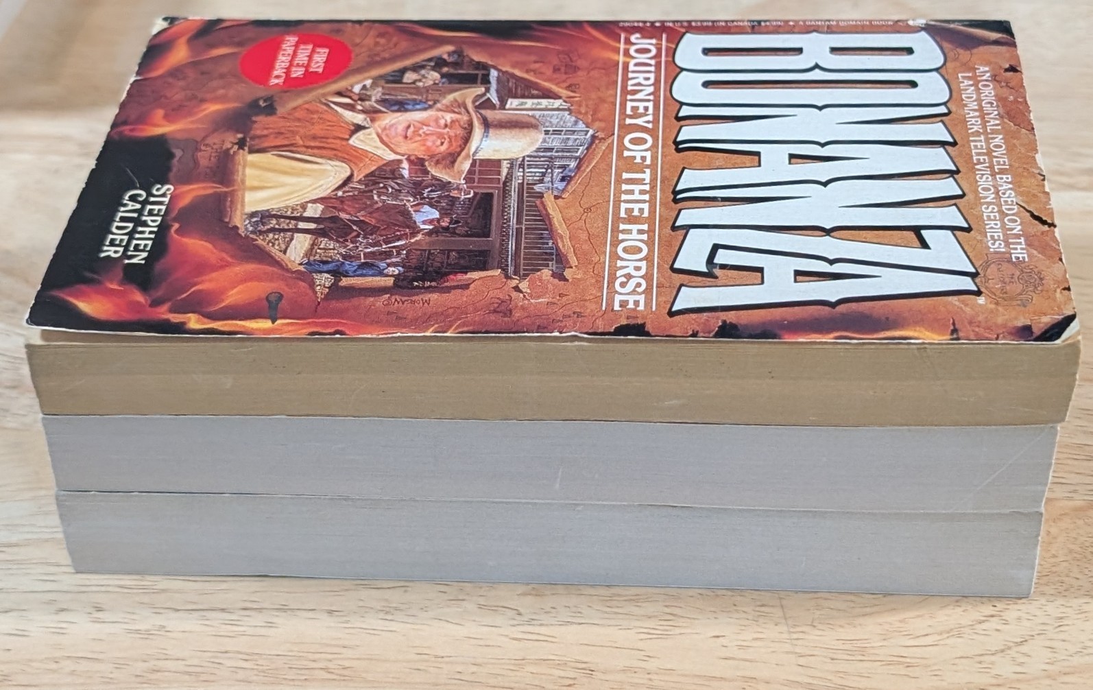 BONANZA Lot of 6 By Steven Calder, Western TV Tie-In Books. 1st Print ...