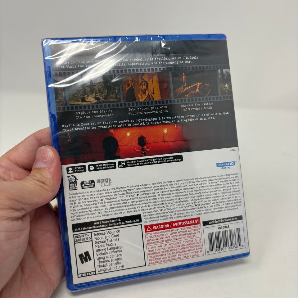 Martha is Dead PS5 Sony PlayStation 5 ESRB SEALED BRAND NEW | eBay UK